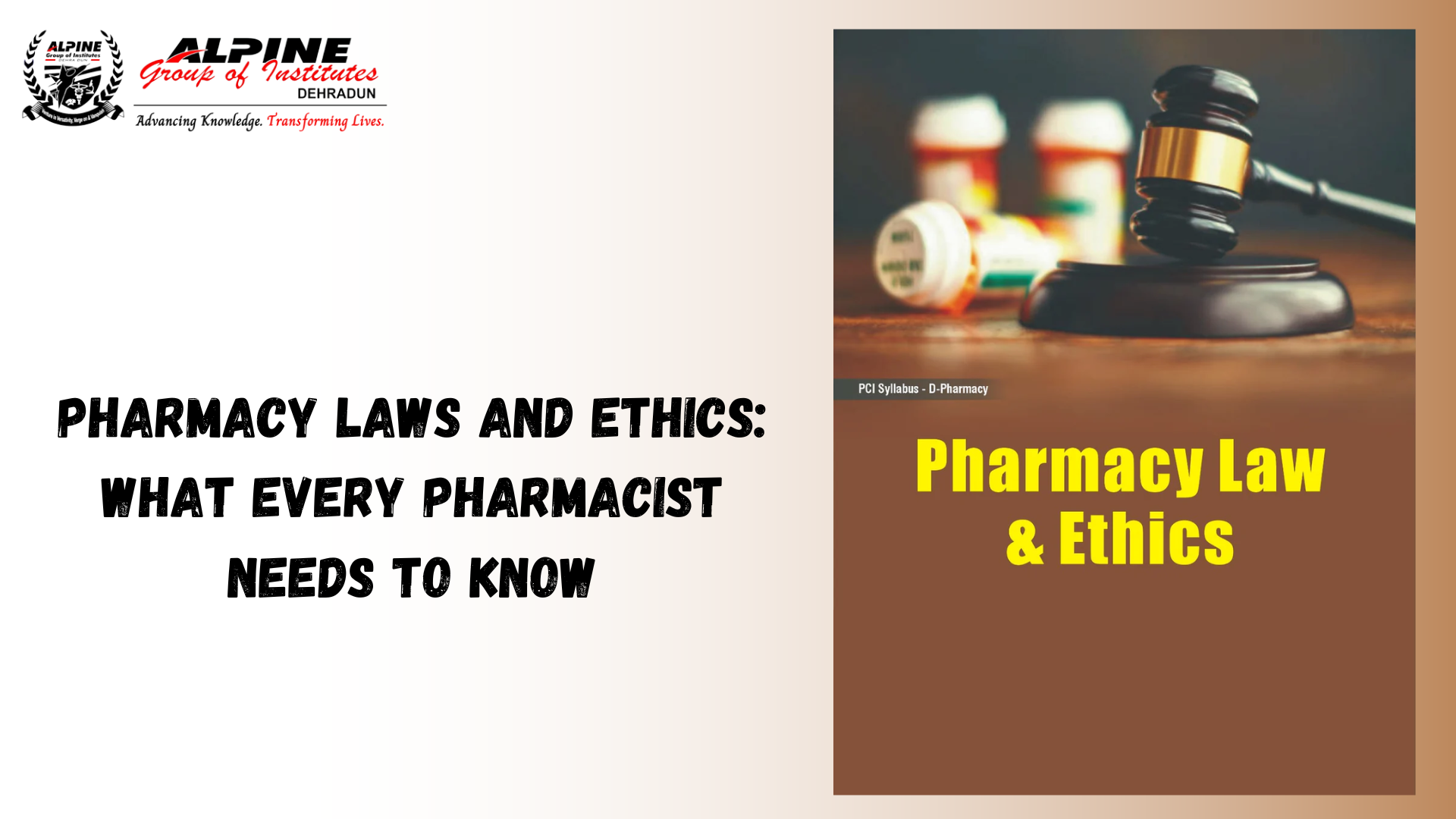 Pharmacy Laws and Ethics: What Every Pharmacist Needs to Know